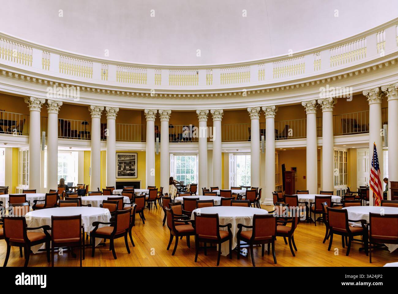 The University of Virginia, Rotunda Hall, in Charlottesville, Albemarle ...