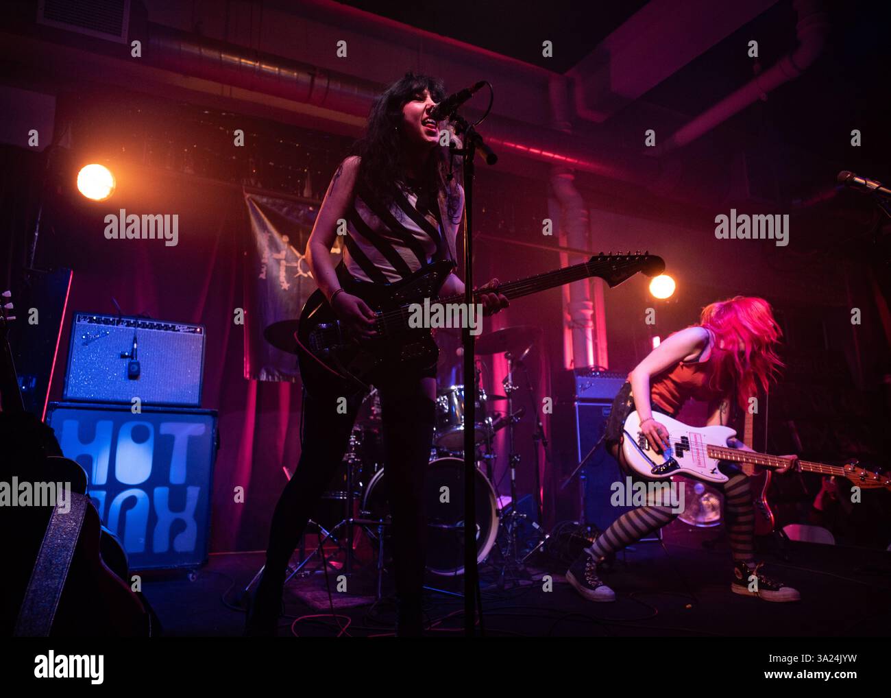 London, United Kingdom. 11th March 2025. HotWax play an intimate set at Rough Trade East to ...