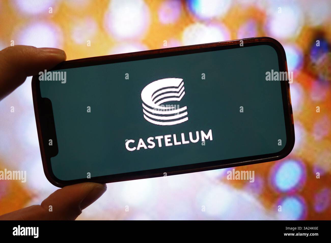 Poland. 8th Mar, 2025. In this photo illustration, the Castellum ...