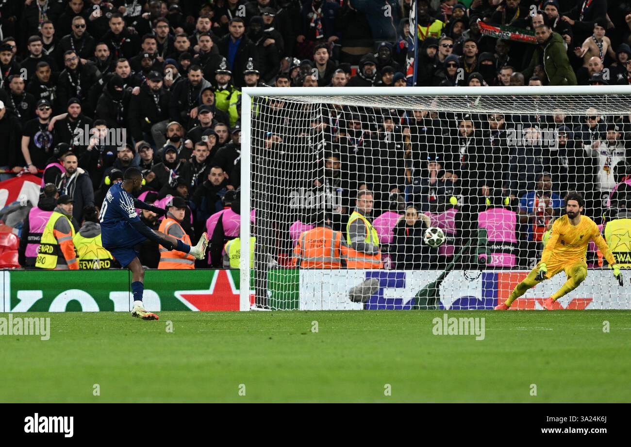 Liverpool, England, 11th March 2025. Ousmane Dembele of Paris St ...