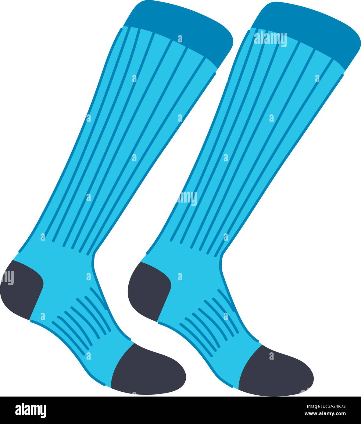 crew socks soccer cartoon vector illustration Stock Vector Image & Art ...