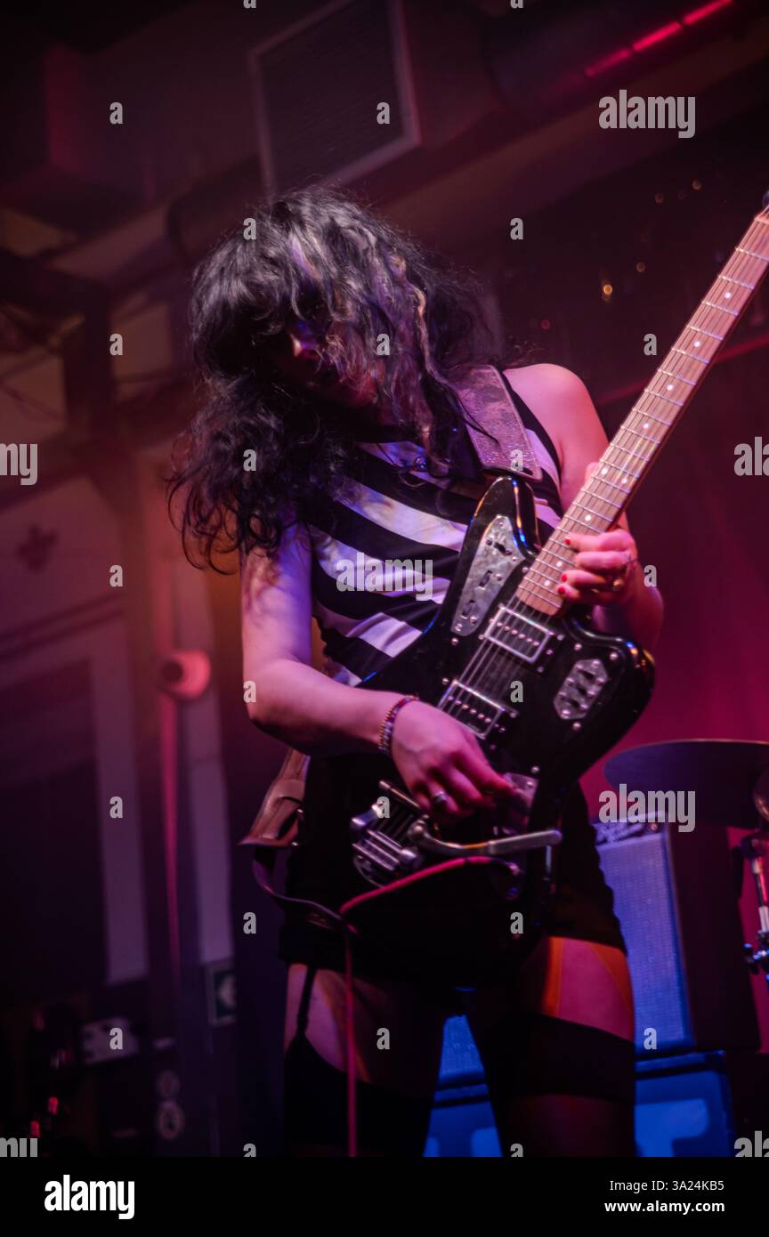 London, United Kingdom. 11th March 2025. HotWax play an intimate set at Rough Trade East to ...