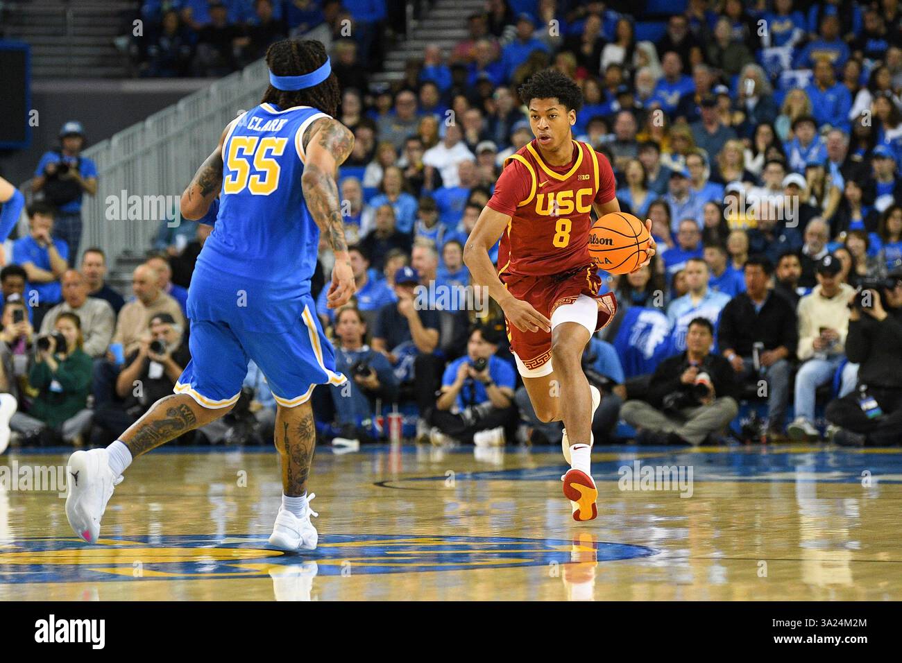 LOS ANGELES, CA - MARCH 08: USC Trojans guard Kevin Patton Jr. (8 ...