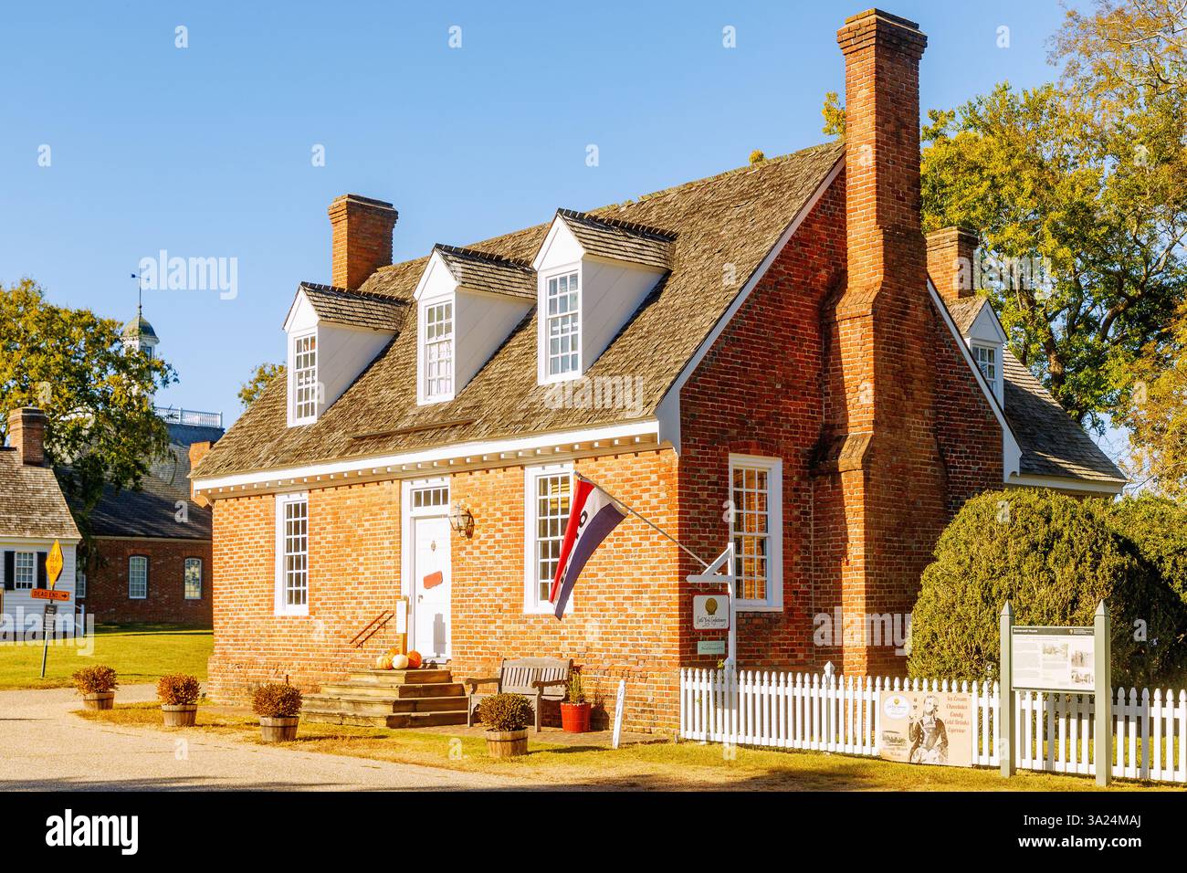 Somerset House on Main Sstreet in Colonial National Historic Park in ...