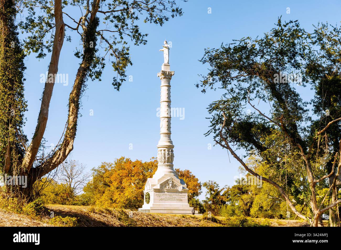 Victory Monument in Colonial National Historic Park in Historic ...