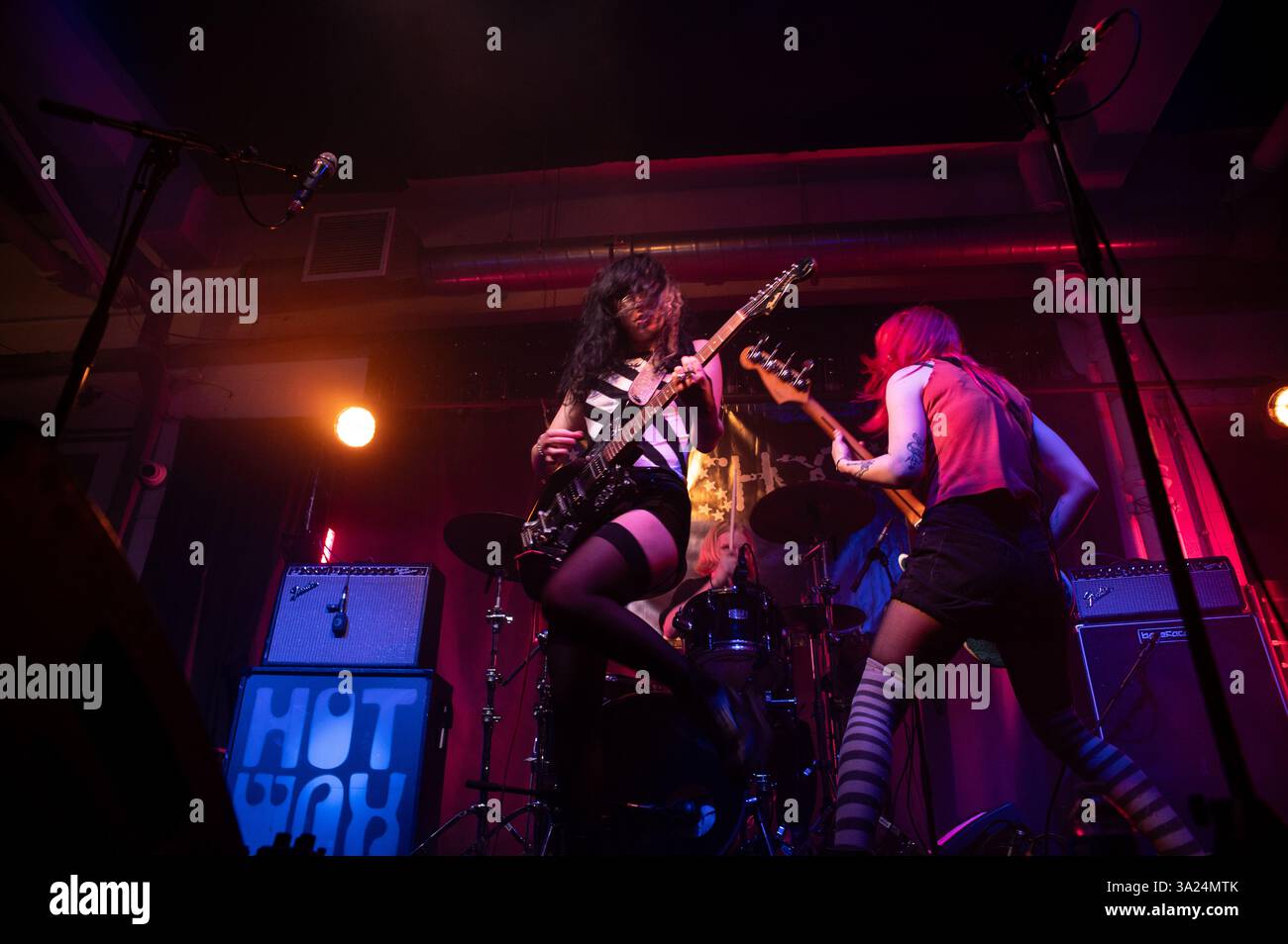 London, United Kingdom. 11th March 2025. HotWax play an intimate set at Rough Trade East to ...