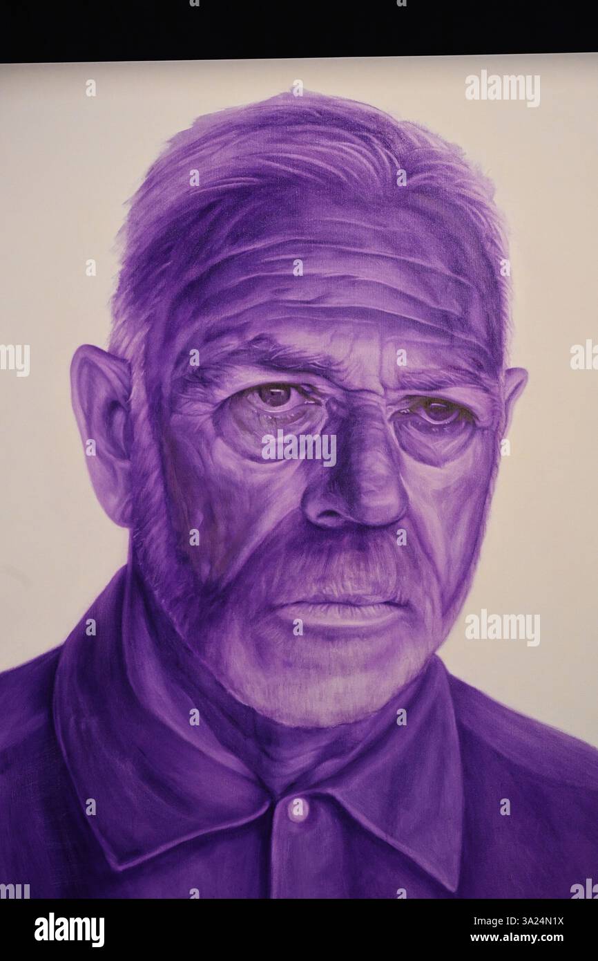 Sydney, Australia. 12th Mar, 2025. An artwork is seen on stage during a ...