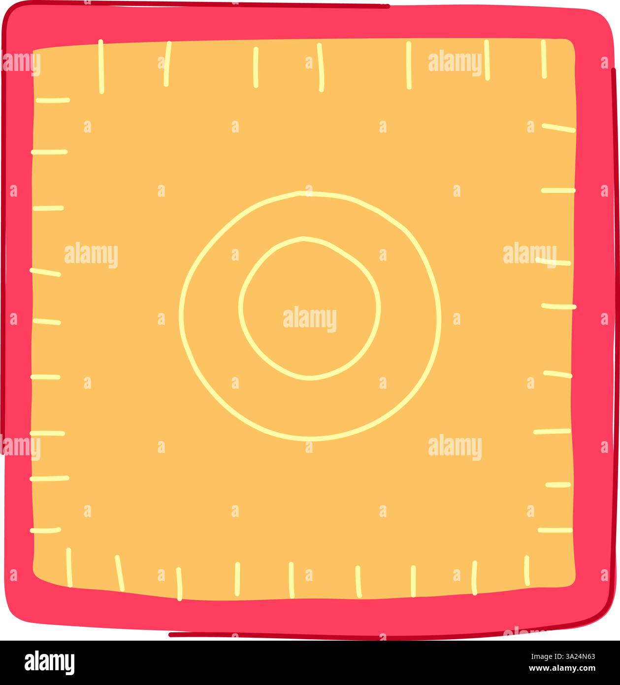 liner silicone baking mat cartoon vector illustration Stock Vector ...