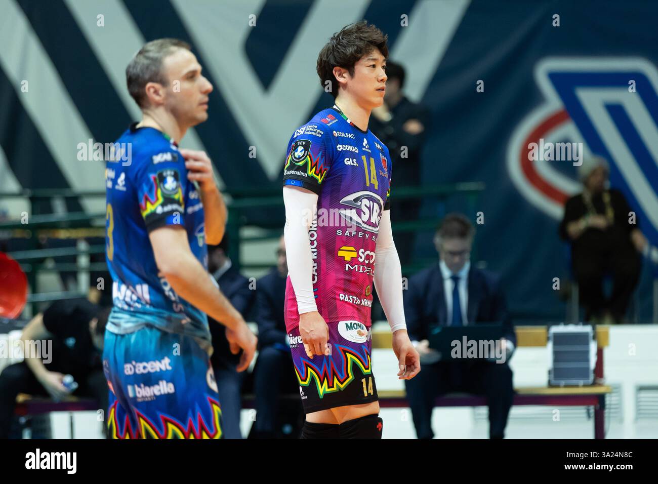 Ishikawa Yuki (Sir Susa Vim Perugia) during Quarter Final of CEV Champions League Men 2025 match ...