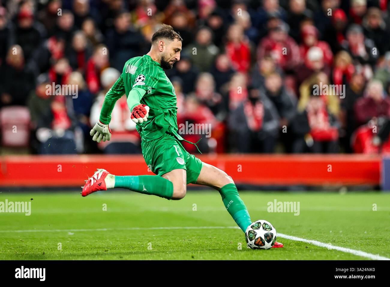 Liverpool, UK. 11th Mar, 2025. Gianluigi Donnarumma of Paris Saint ...