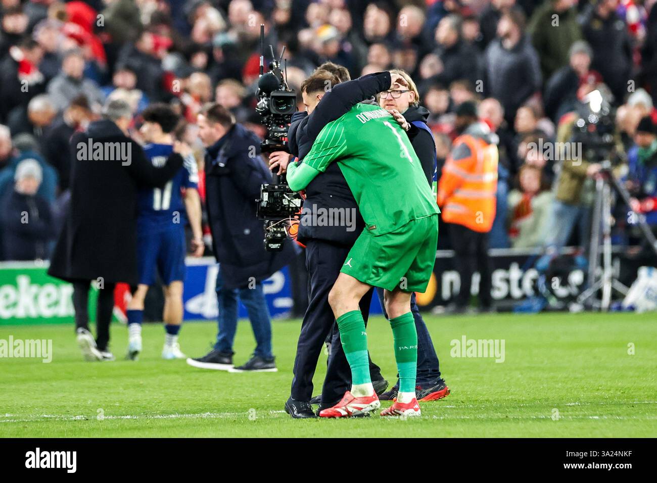 Liverpool, UK. 11th Mar, 2025. Gianluigi Donnarumma of Paris Saint ...