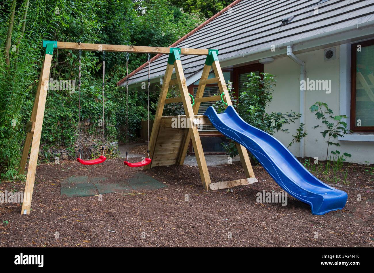 childrens playground equipment Stock Photo - Alamy