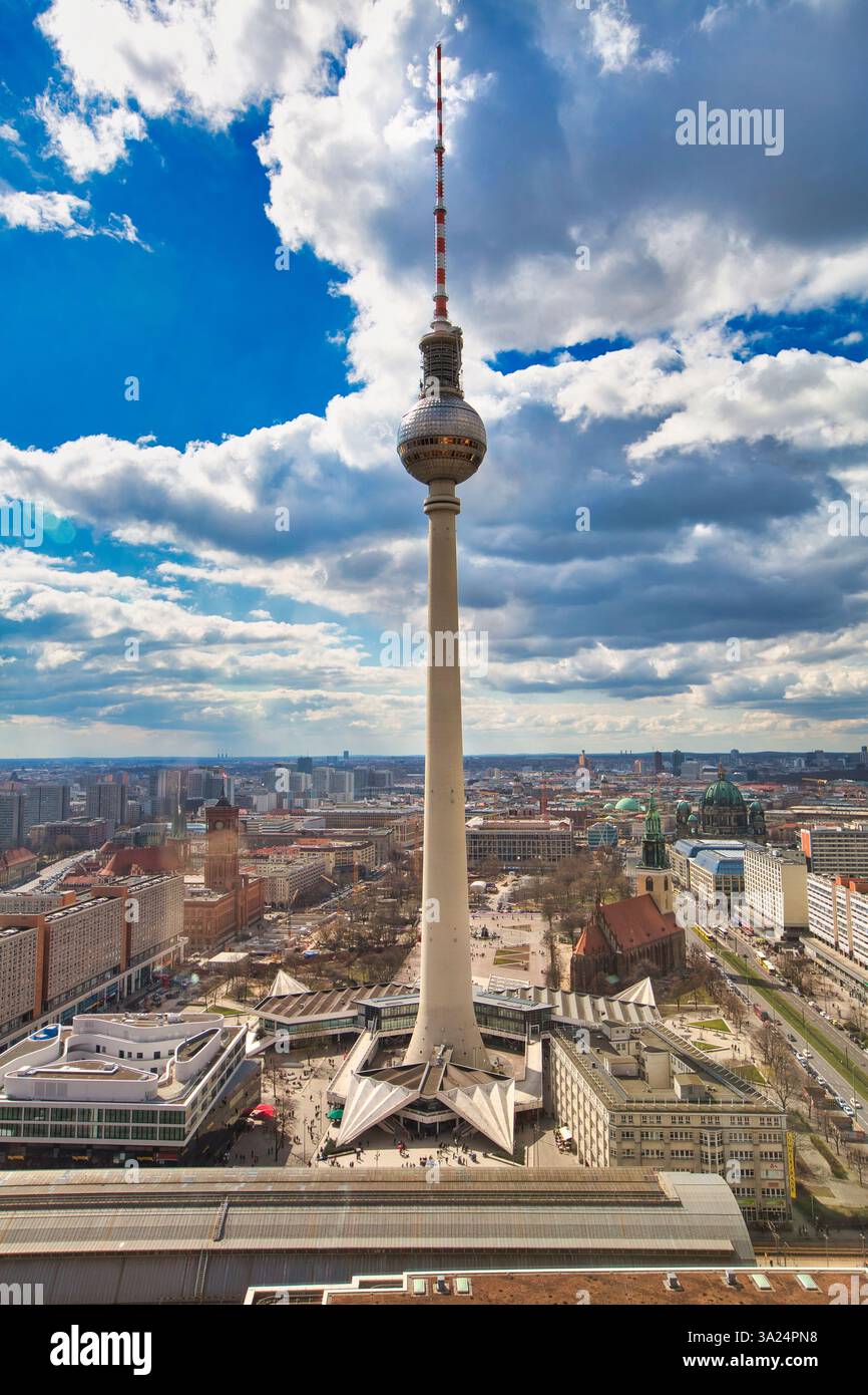 Television tower, Alexanderplatz, Berlin, Germany Stock Photo - Alamy