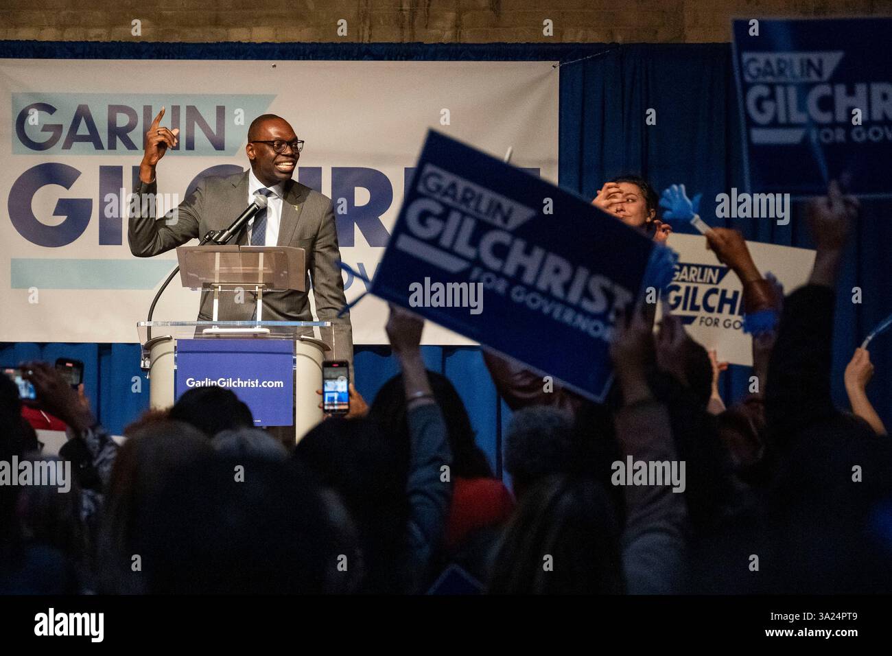 Michigan Lt. Gov. Garlin Gilchrist II announces his candidacy for ...