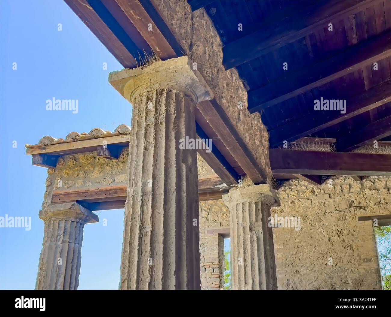 Pompeii, Campania, Italy - July 6, 2024: Ancient Roman City ruins ...