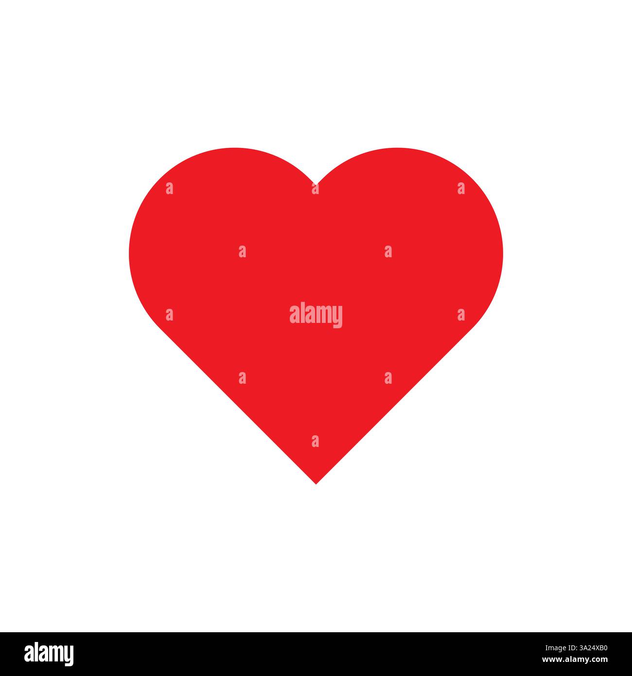 Heart love symbol. Red affection icon. Multiple hearts pattern. White ...