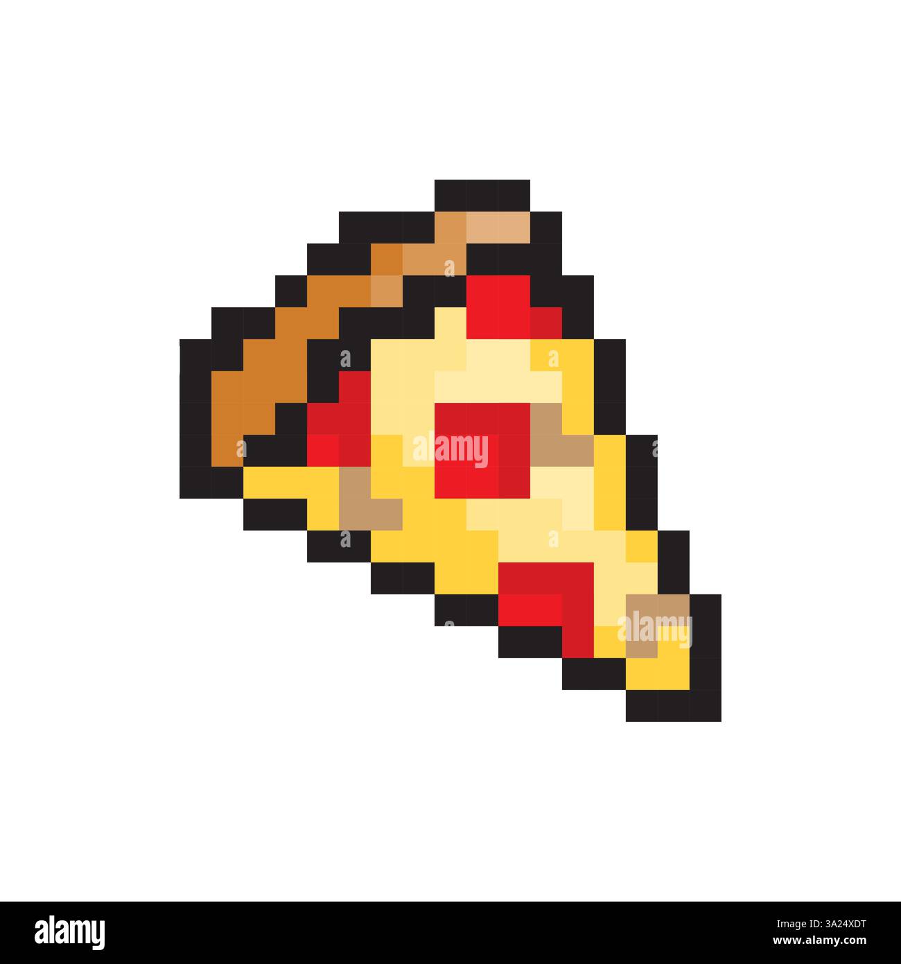Pixel crust Stock Vector Images - Alamy