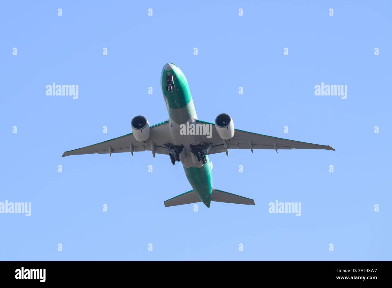 Everett, WA, USA - February 28, 2025; Boeing 777-F freighter aircraft ...