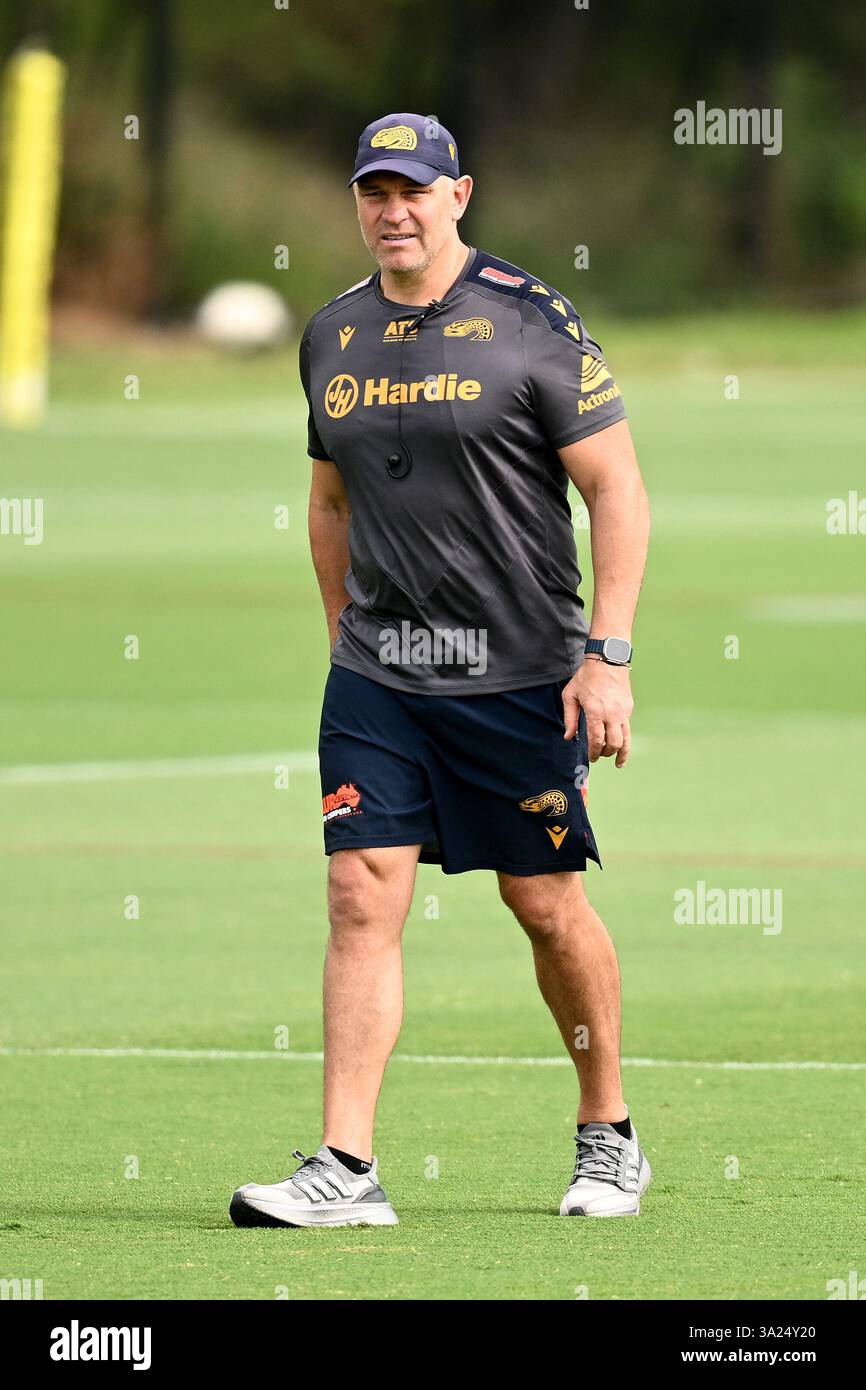 Sydney, Australia. 12th Mar, 2025. Eels head coach Jason Ryles during a ...