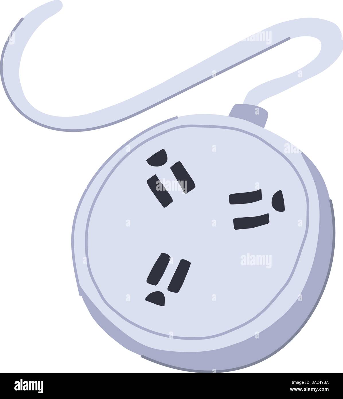 command power strip smart cartoon vector illustration Stock Vector ...