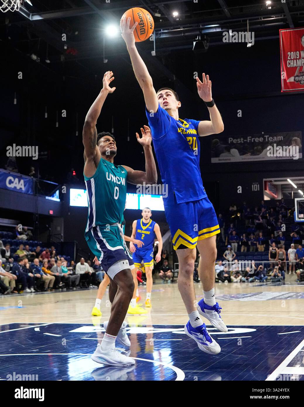 WASHINGTON, DC - MARCH 11: Delaware Blue Hens Guard Erik Timko (20 ...