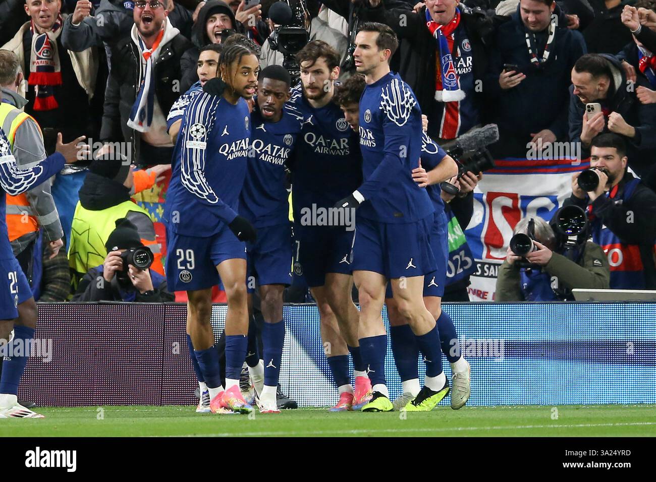Liverpool, UK. 11th Mar, 2025. Ousmane Dembele of Paris Saint-Germain ...