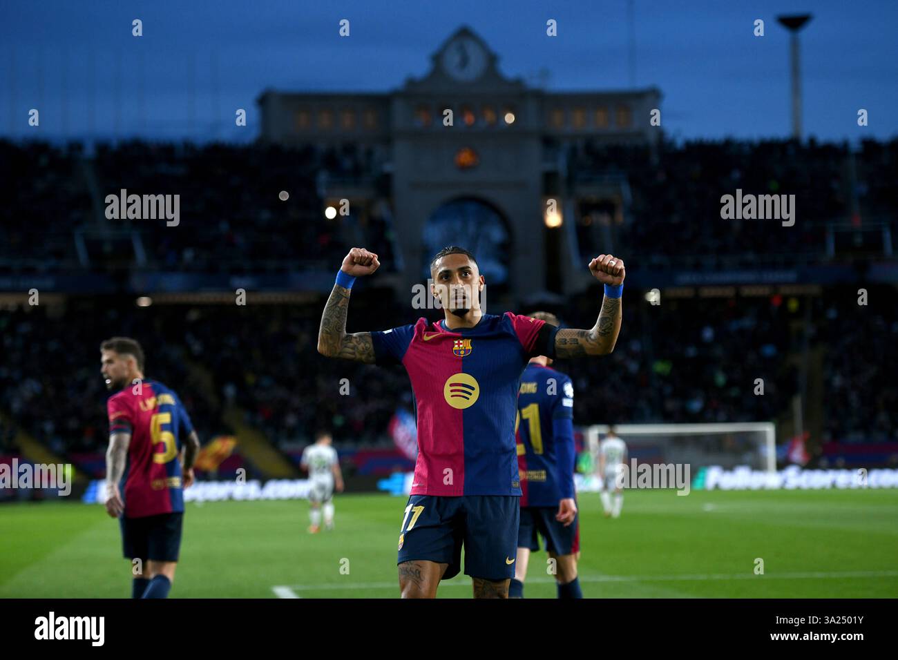 Barcelona, Esp. 11th Mar, 2025. FC BARCELONA vs SL BENFICA March 11 ...