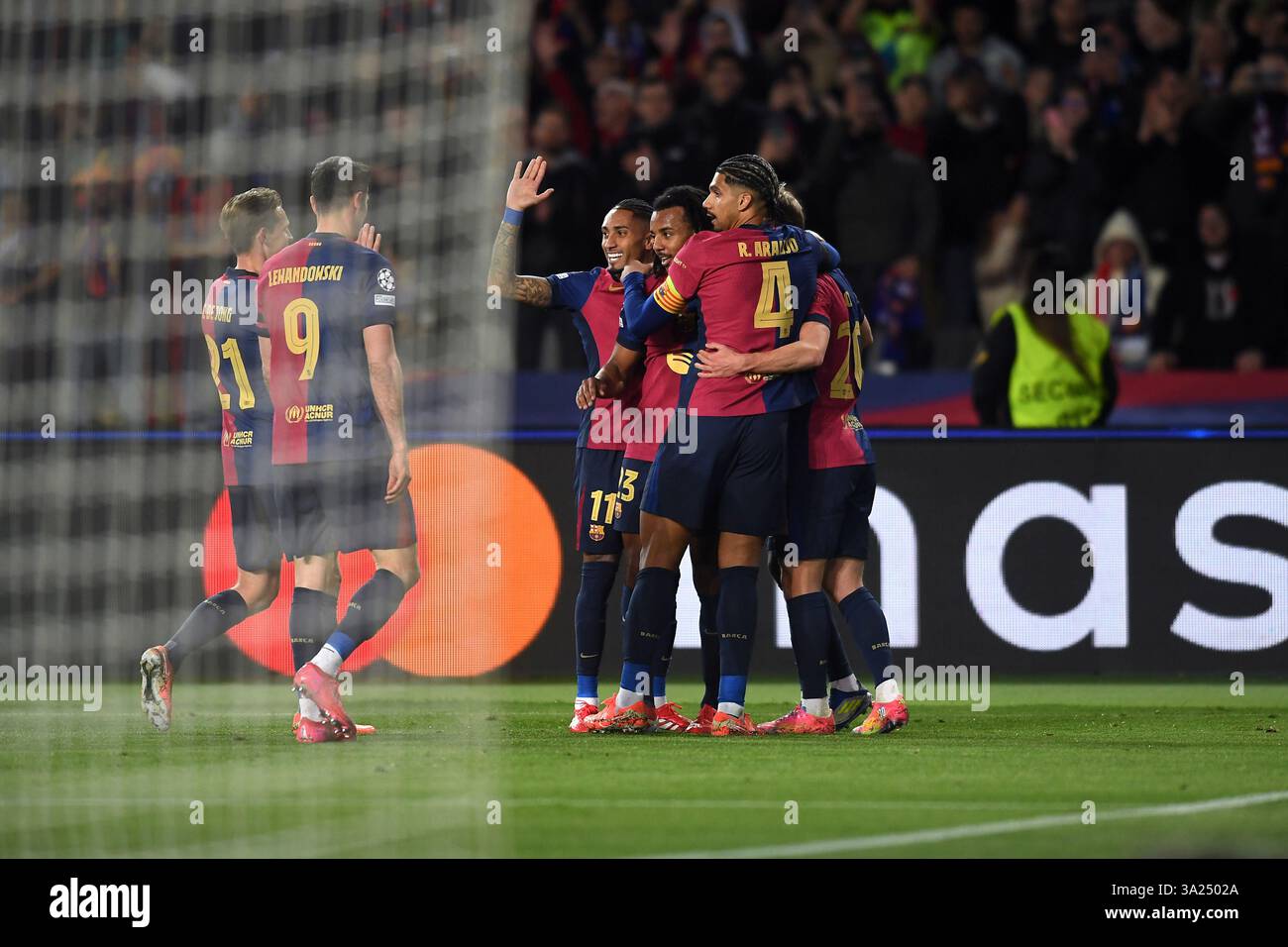 Barcelona, Esp. 11th Mar, 2025. FC BARCELONA vs SL BENFICA March 11 ...