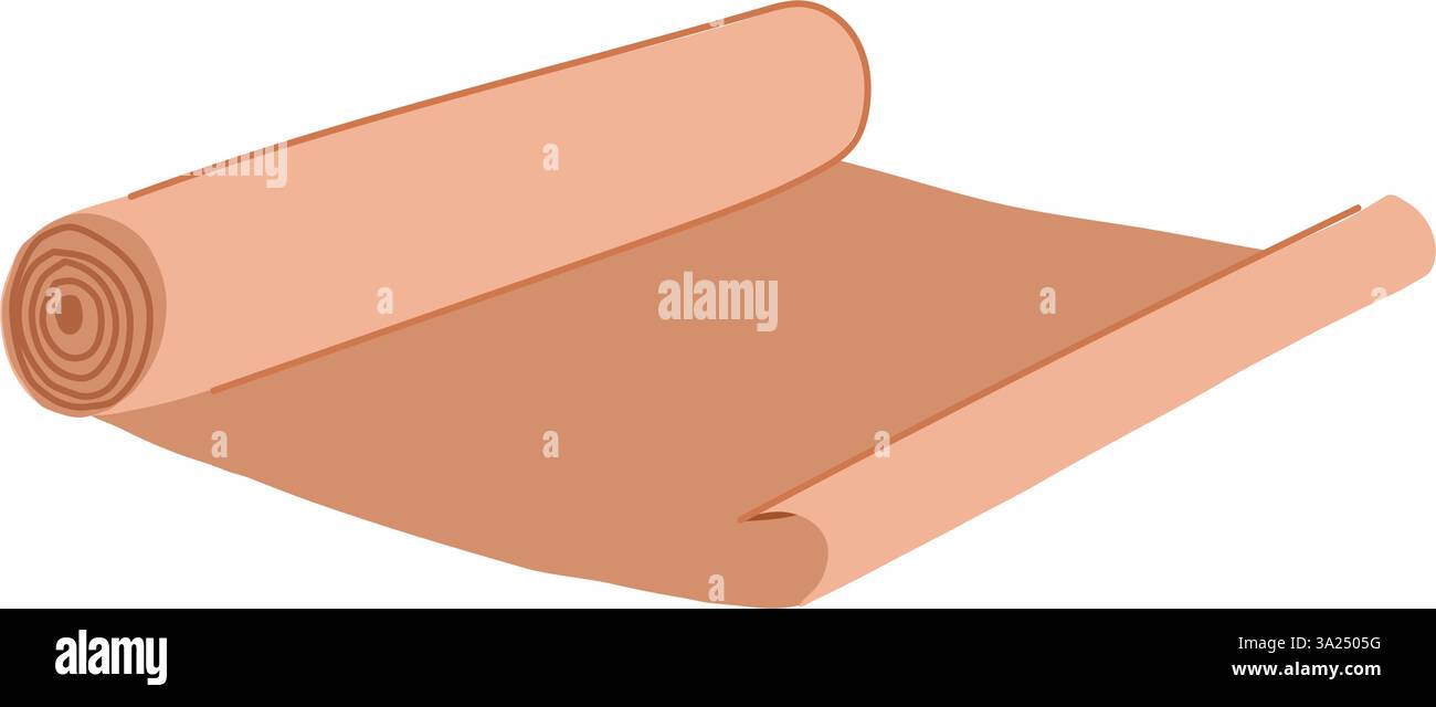 pastries parchment paper cartoon vector illustration Stock Vector Image ...