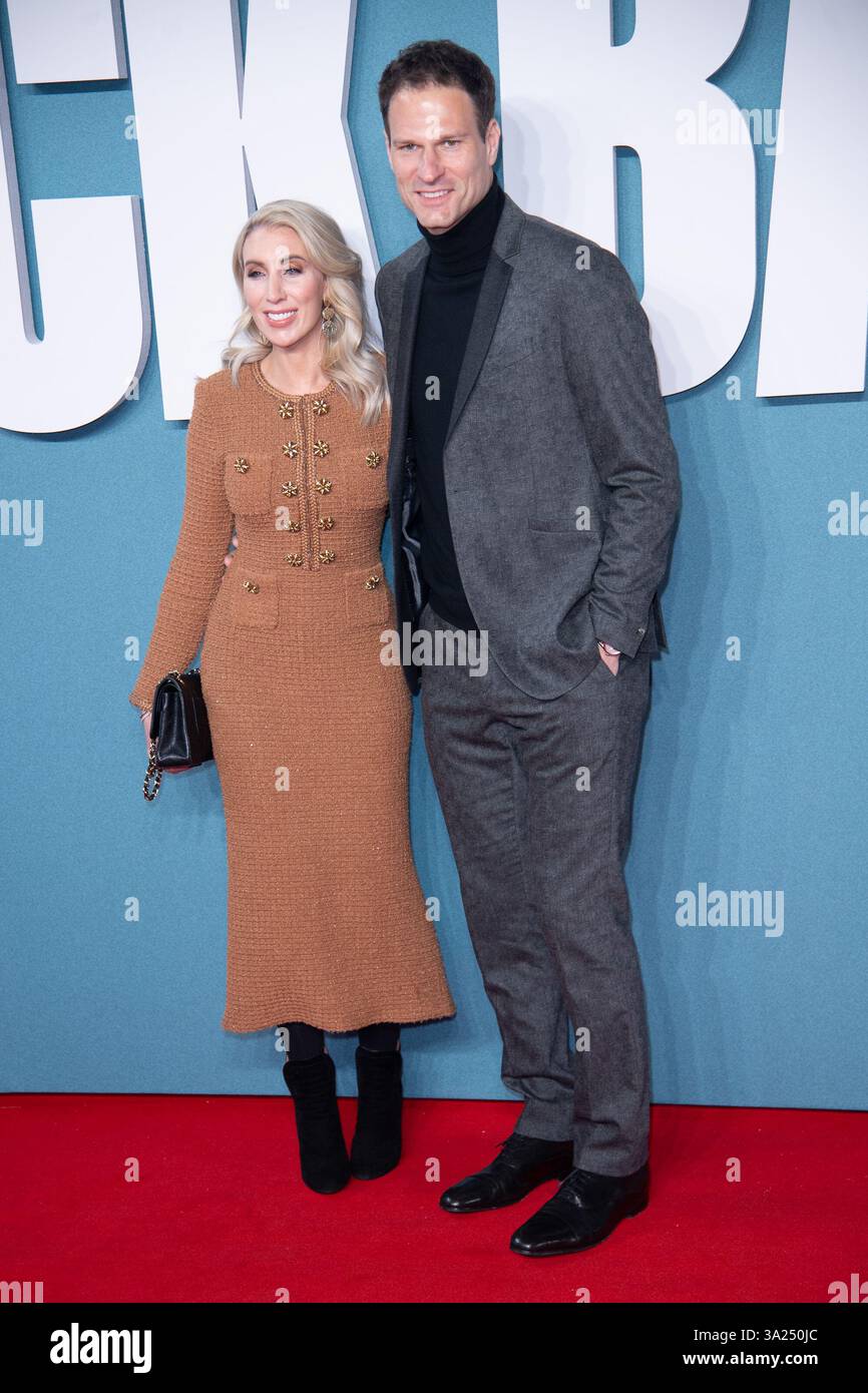 London, UK. 11 Mar, 2025. Pictured: Footballer Asmir Begovic and wife ...