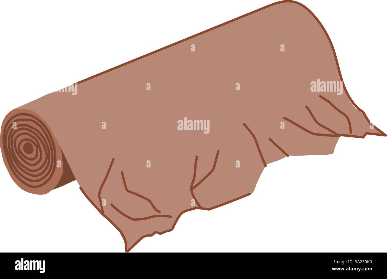 nonstick parchment paper cartoon vector illustration Stock Vector Image ...