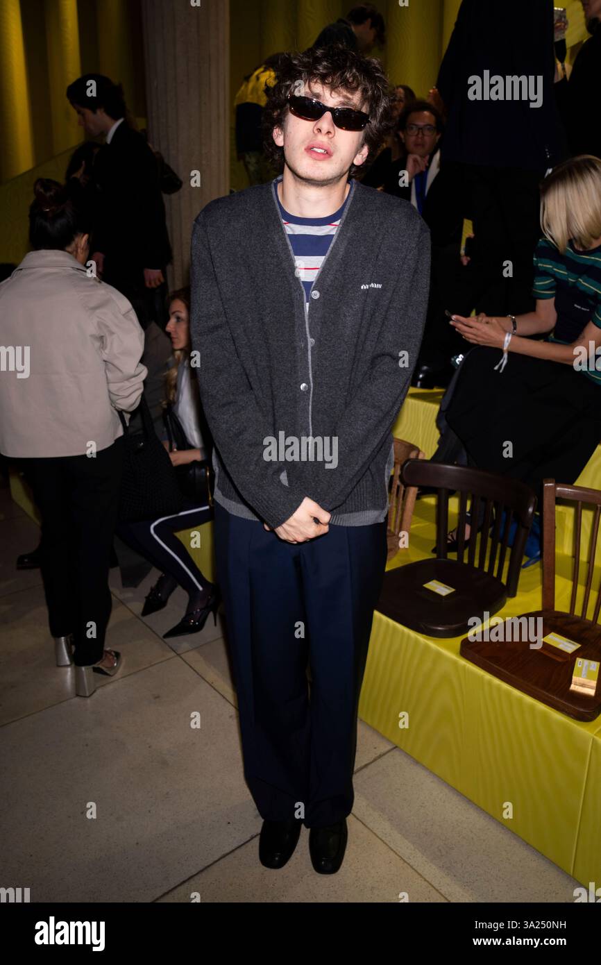 Mark Eydelshteyn attends the Miu Miu Fall/Winter 2025-2026 Womenswear ...