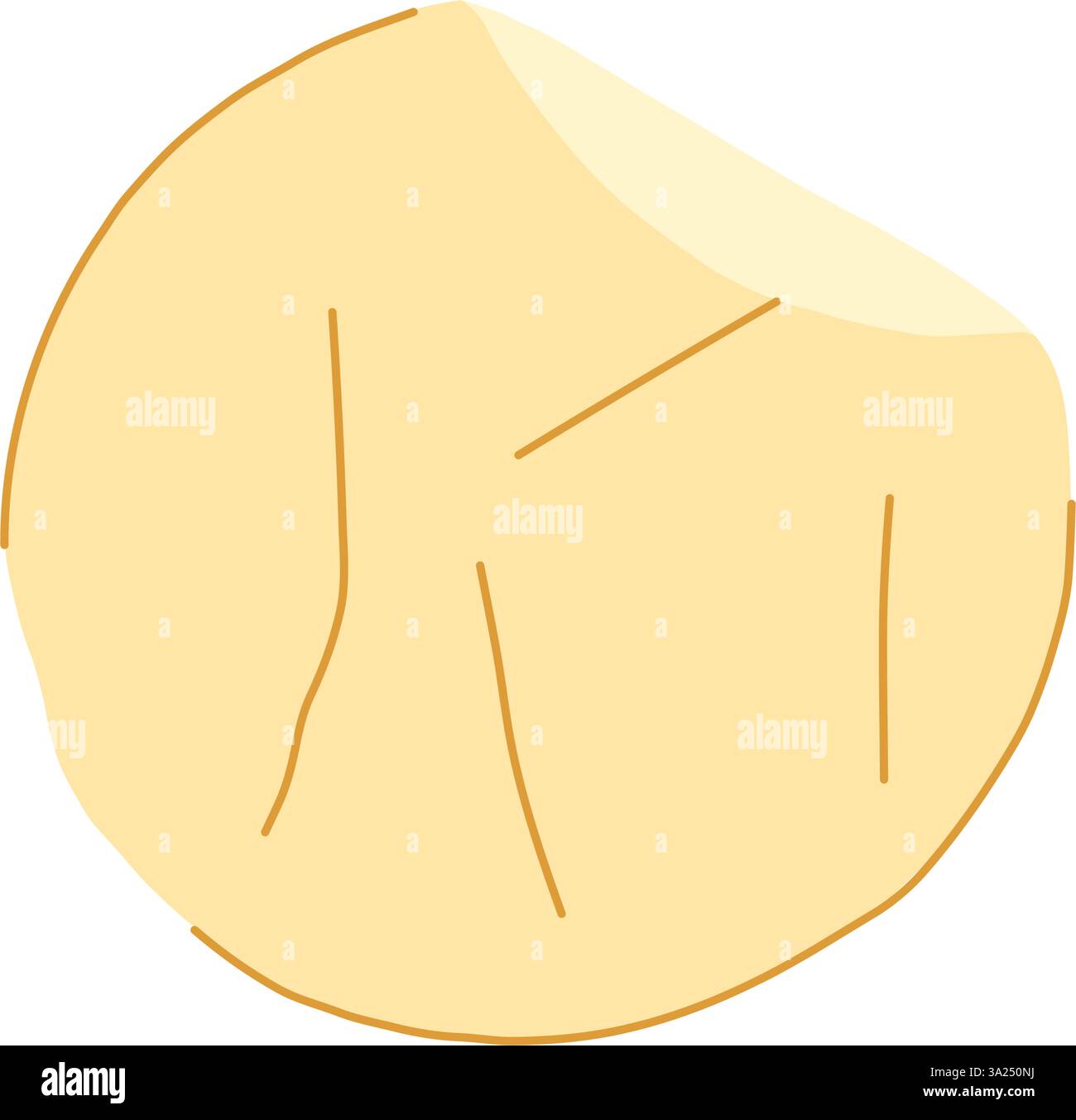 oven parchment paper cartoon vector illustration Stock Vector Image ...