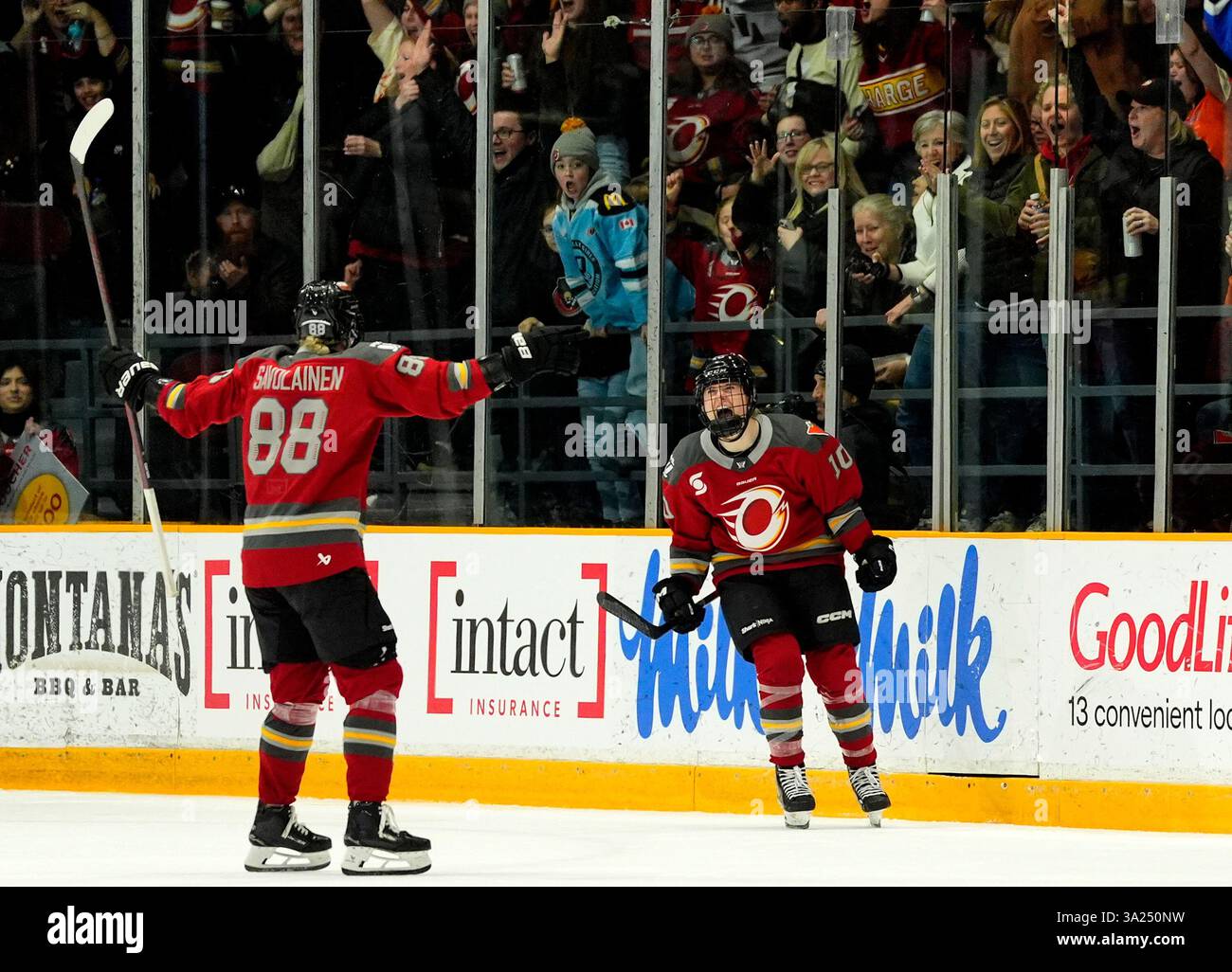 Ottawa Charge's Alexa Vasko (10) celebrates her goal against the ...
