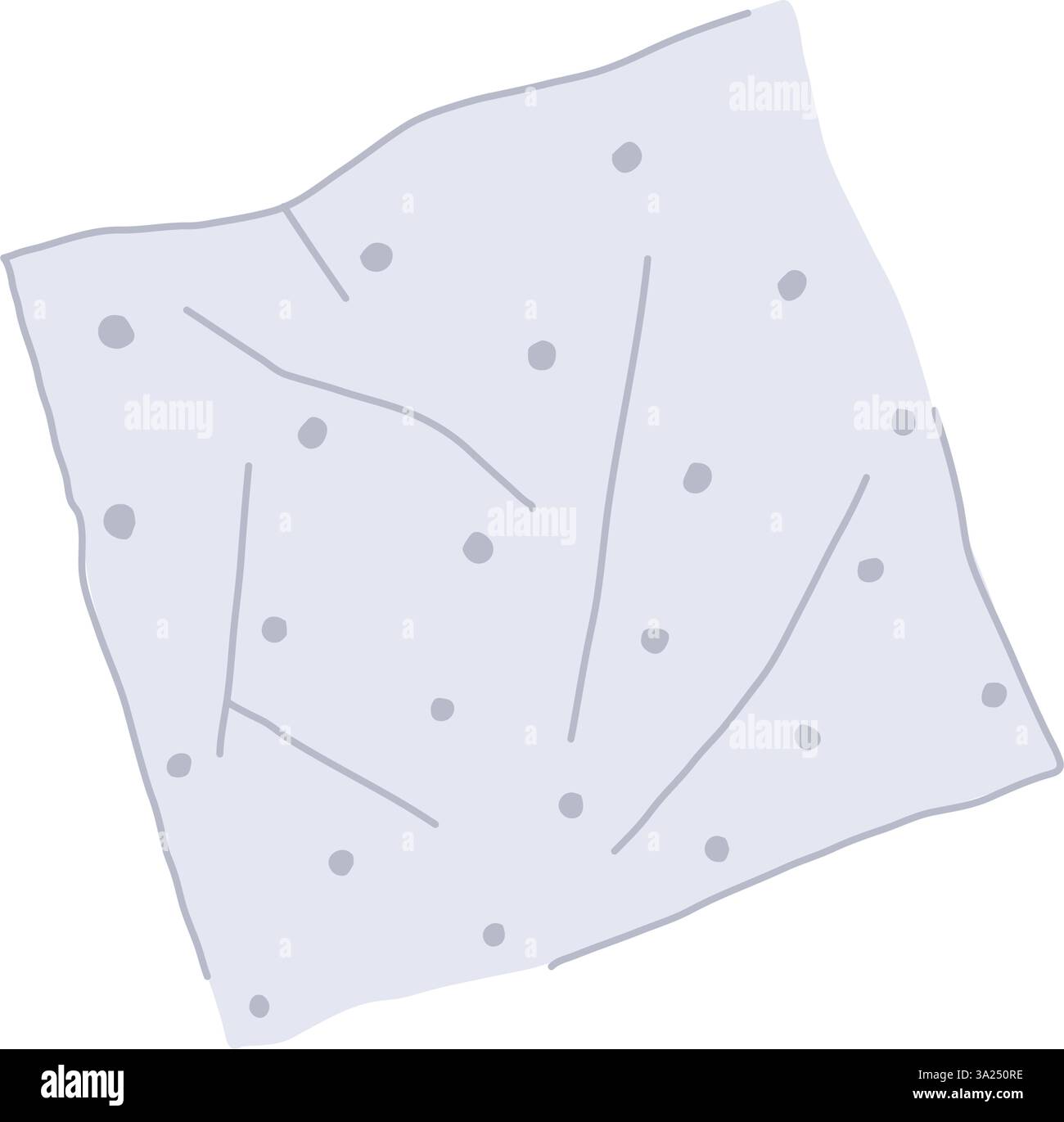 cooking parchment paper cartoon vector illustration Stock Vector Image ...