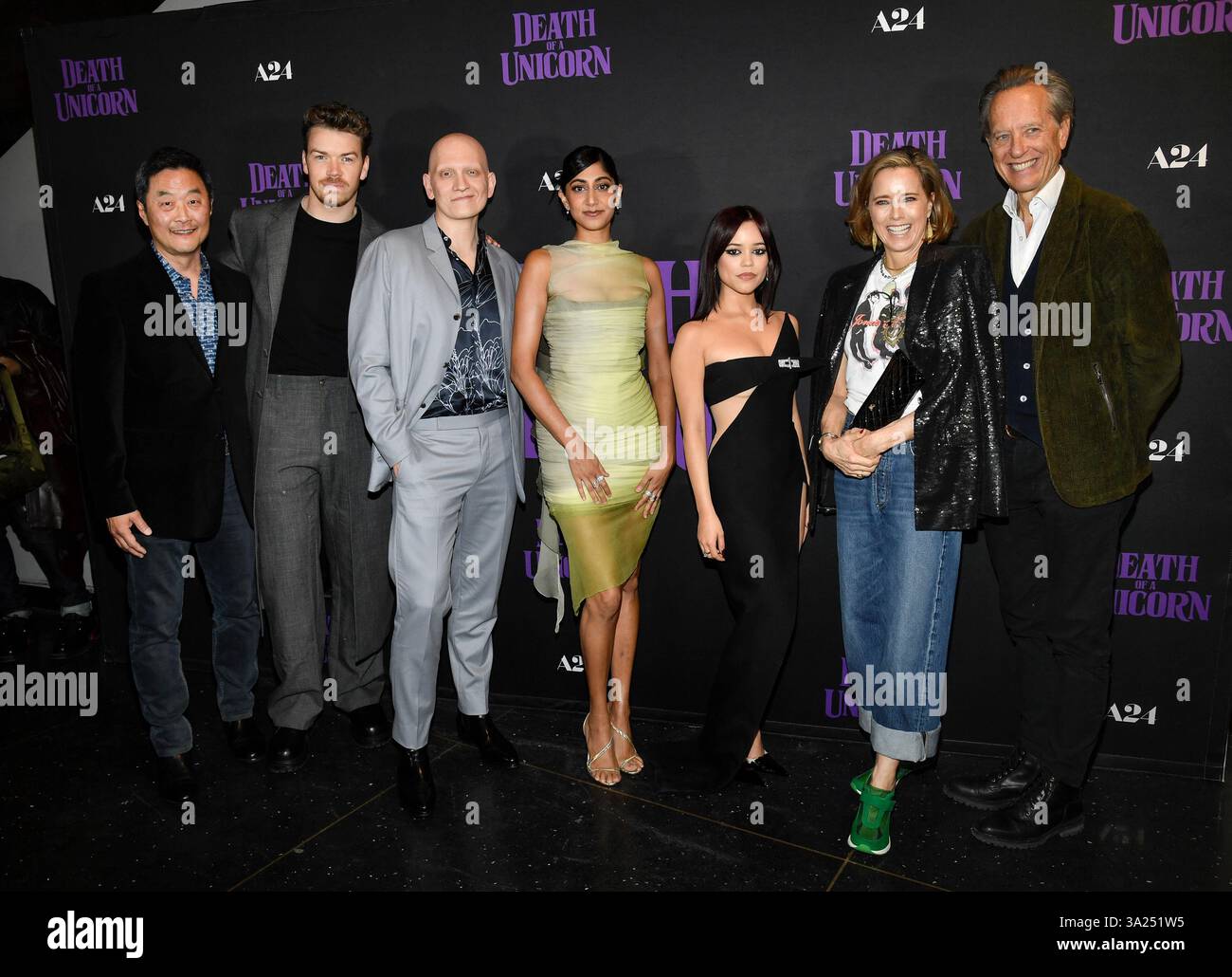 Stephen Park, from left, Will Poulter, Anthony Carrigan, Sunita Mani ...
