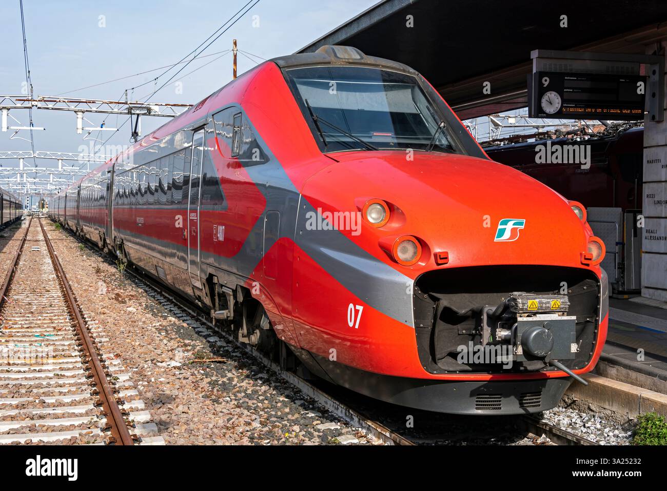 Train Station Scene. North Italy Stock Photo - Alamy