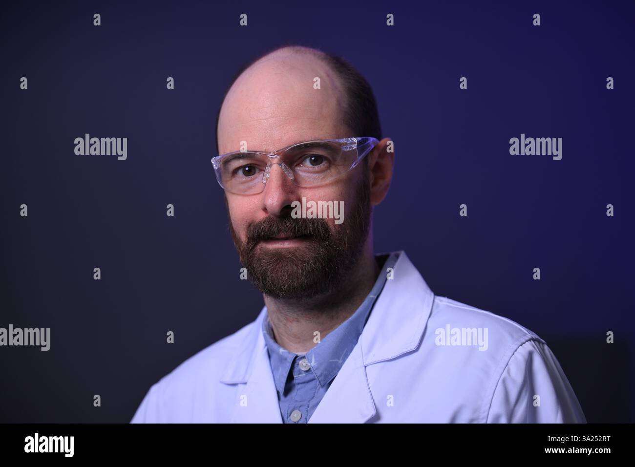 Joe Berry, Melbourne University ARC Future Fellow poses for a ...