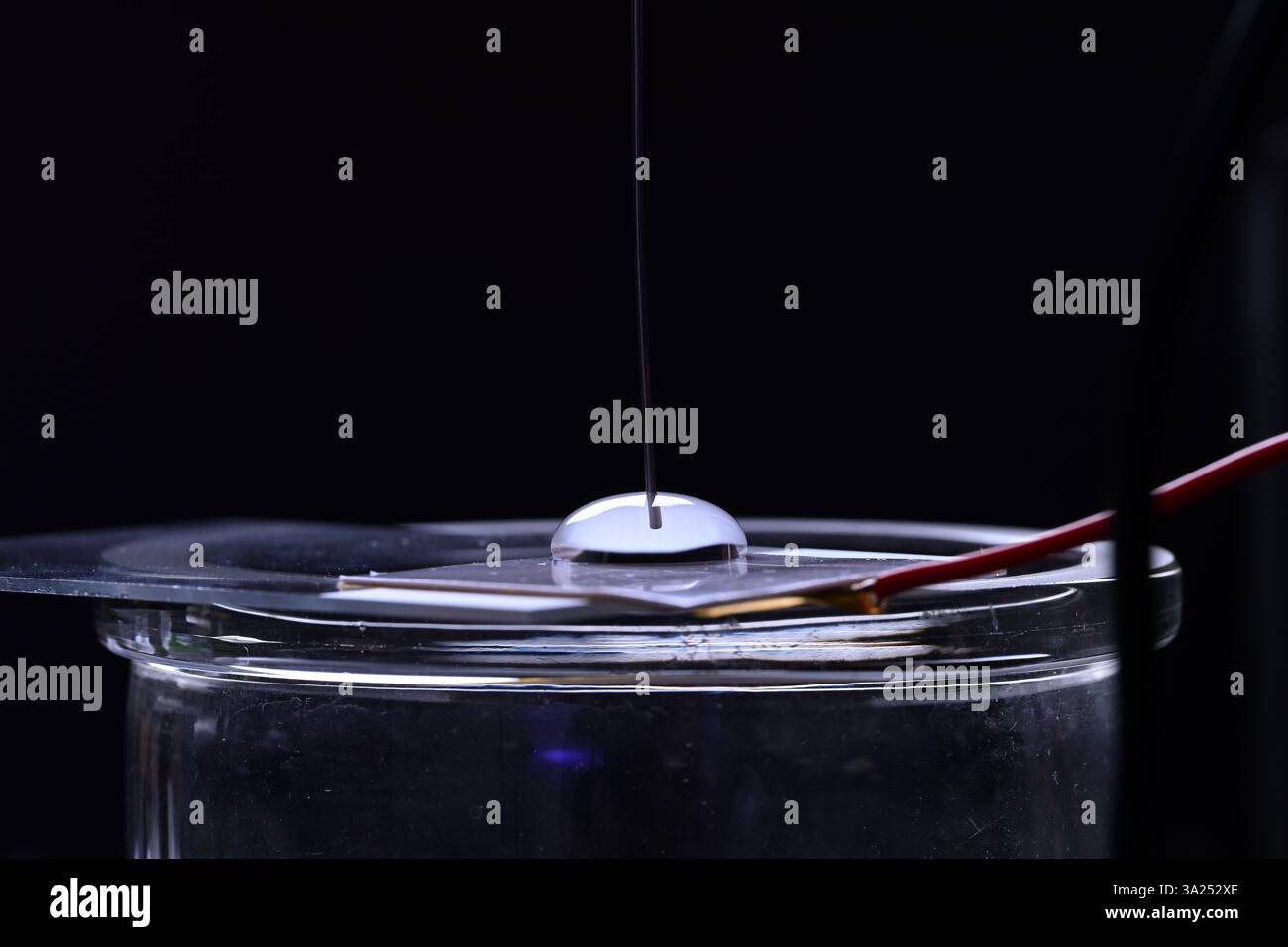 Detail image of a science experiment conducted by Peter Sherrell, RMIT ...