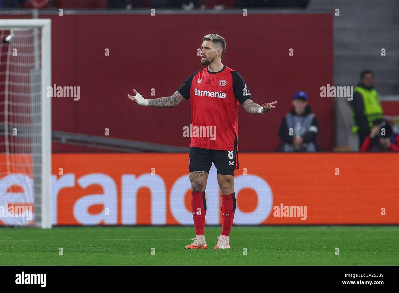 Leverkusen, Deutschland. 11th Mar, 2025. 11.03.2025, Fussball, Saison ...