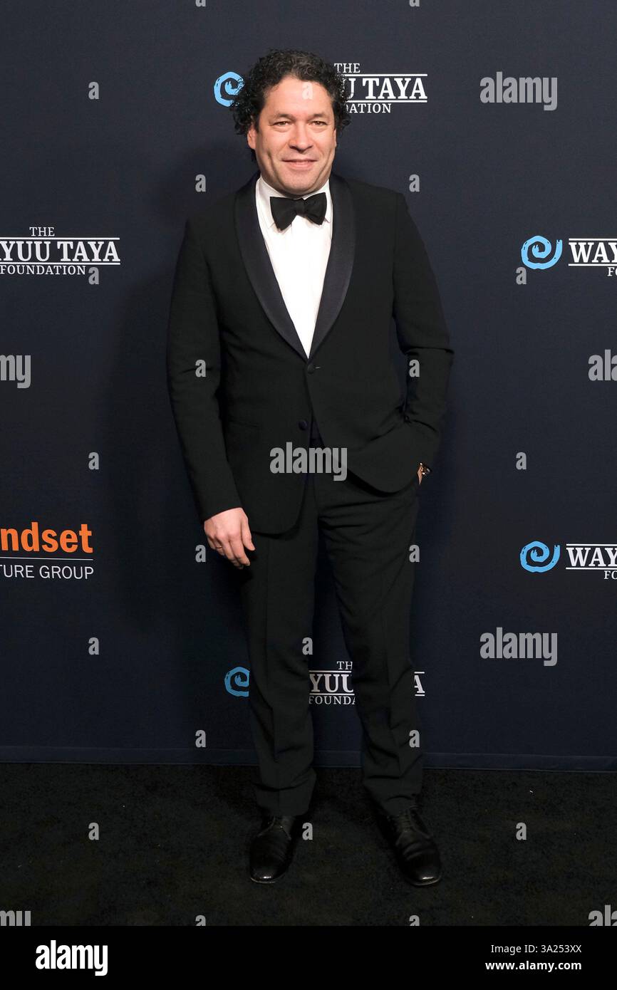 New York, NY, USA. 11th Mar, 2025. Gustavo Dudamel at the 2025 Wayuu ...