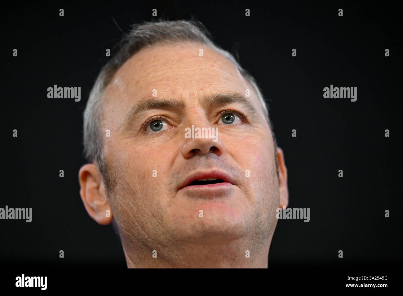 Canberra, Australia. 12th Mar, 2025. Founder of Climate 200 Simon ...