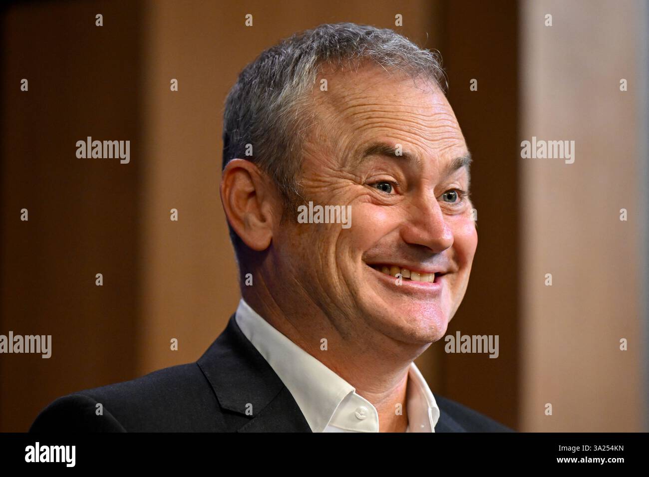 Canberra, Australia. 12th Mar, 2025. Founder of Climate 200 Simon ...