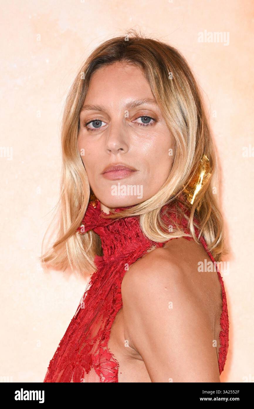 Paris, France. 11th Mar, 2025. Anja Rubik attending the Yves Saint ...