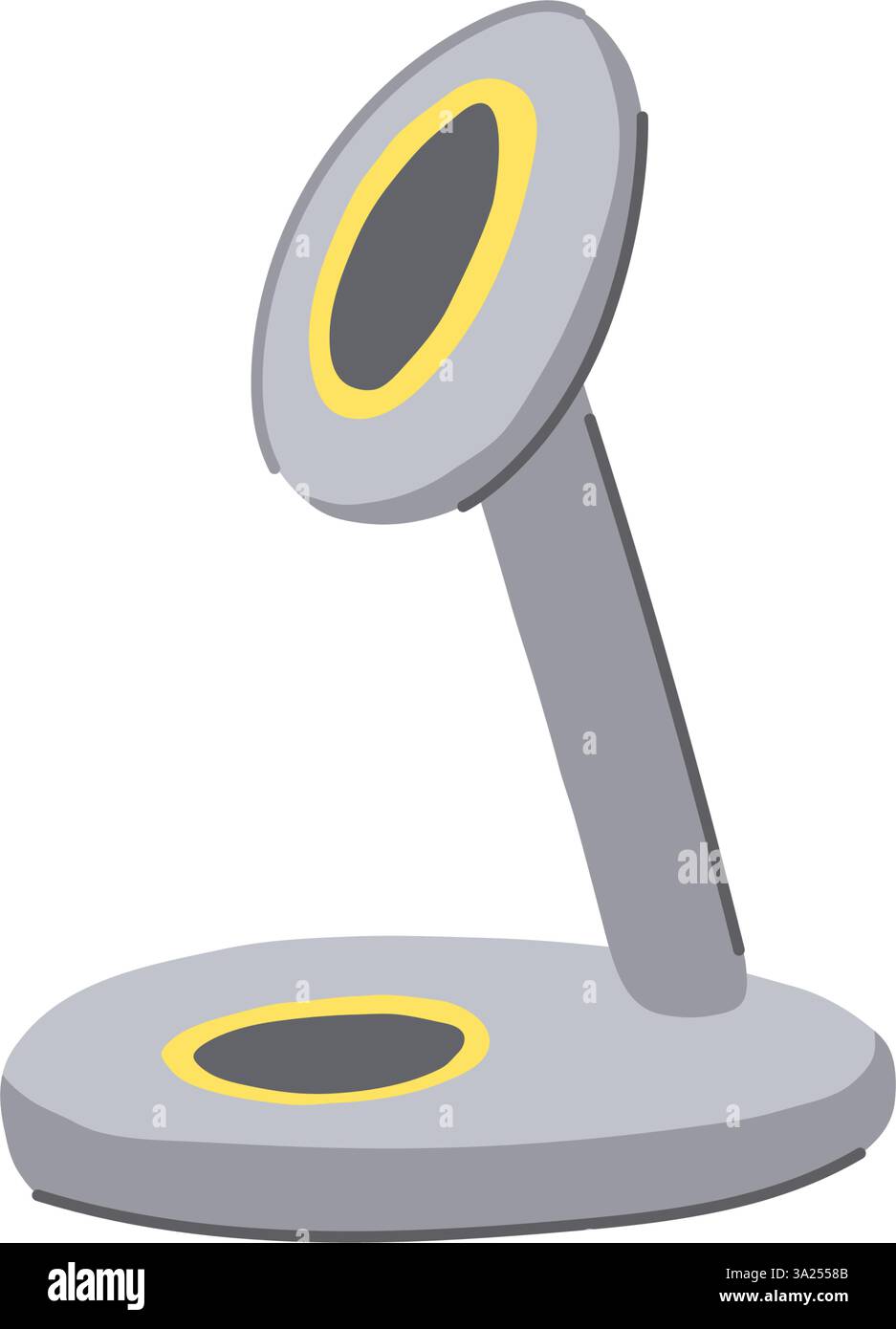 hub multi device charging station cartoon vector illustration Stock ...