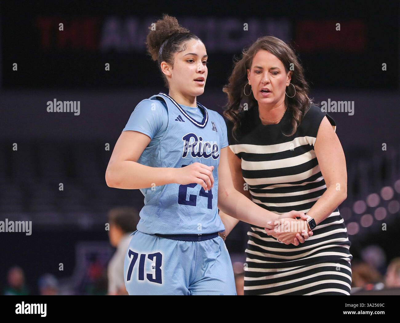 Fort Worth, Texas, USA. 11th Mar, 2025. Rice head women's basketball ...