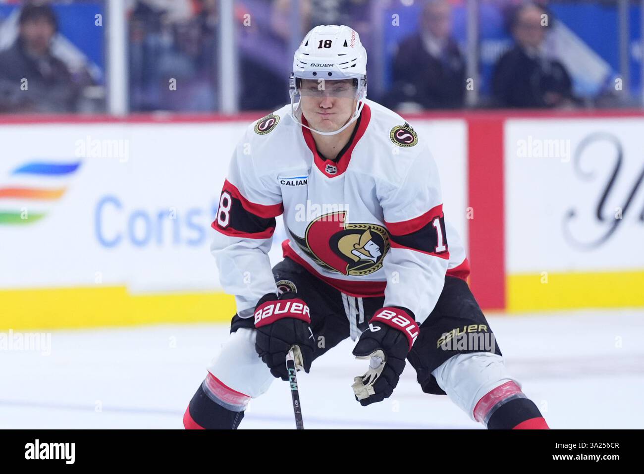 Ottawa Senators' Tim Stützle plays during an NHL hockey game Tuesday ...