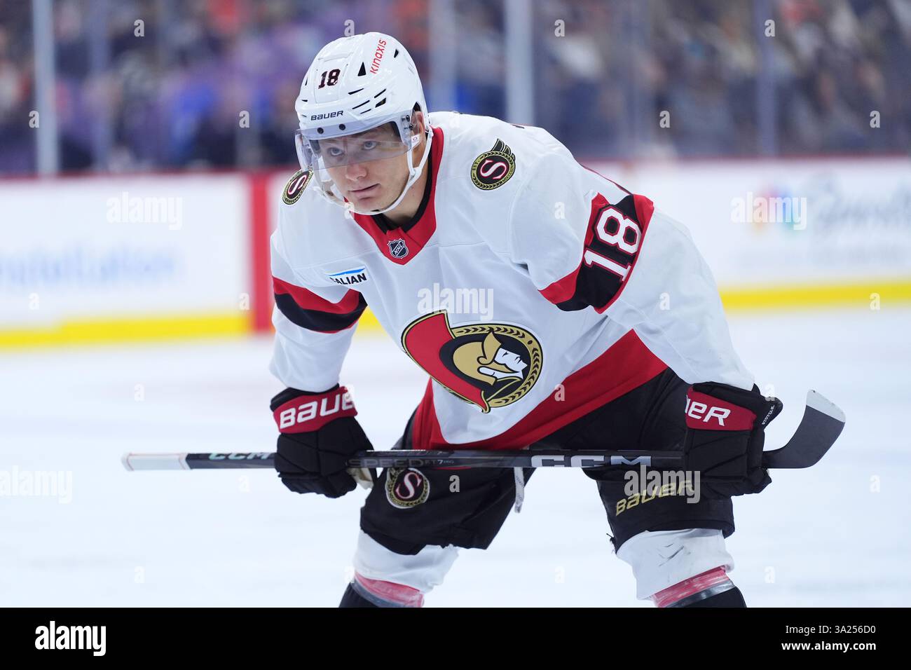 Ottawa Senators' Tim Stützle plays during an NHL hockey game Tuesday ...