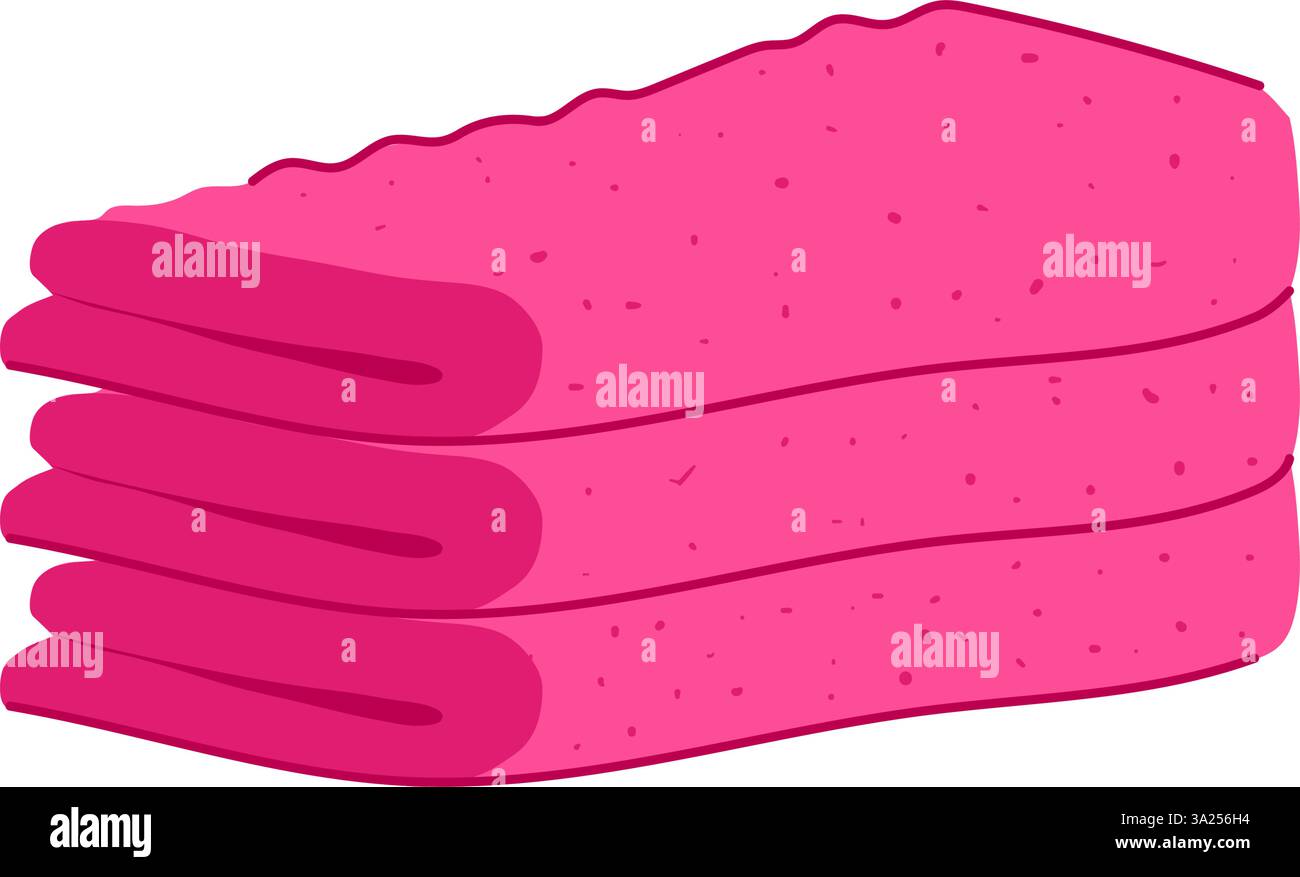 quick microfiber towel cartoon vector illustration Stock Vector Image ...