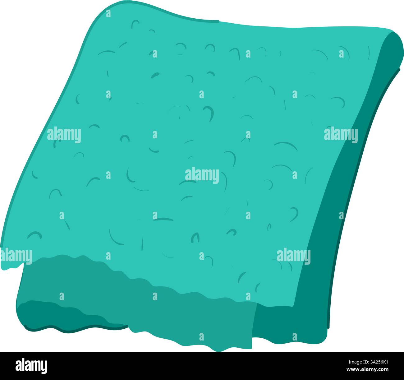 soft microfiber towel cartoon vector illustration Stock Vector Image ...